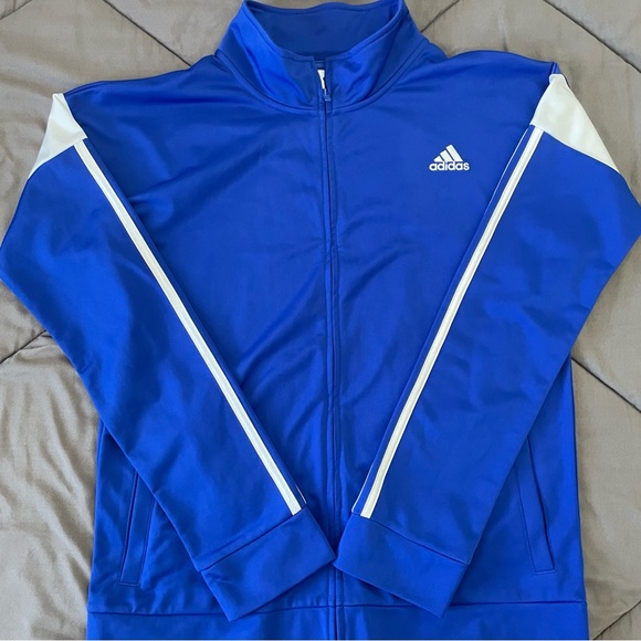 adidas | Jackets & Coats | Adidas Blue Tracksuit Jacket Kids Xlages 82 ...